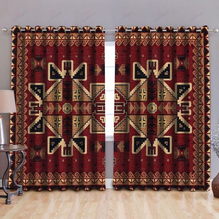 Native American Window Curtains, Ancient Patterns Native American ...