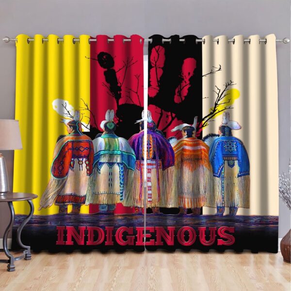 Native American Window Curtains, Indigenous Native American Window ...