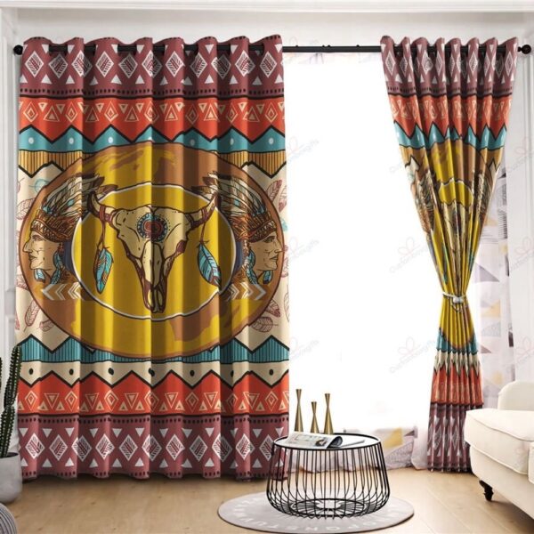 Native American Window Curtains, National Retro Native American Window ...