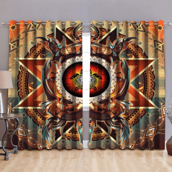 Native American Window Curtains, Turtle Dreamcatcher Native American ...