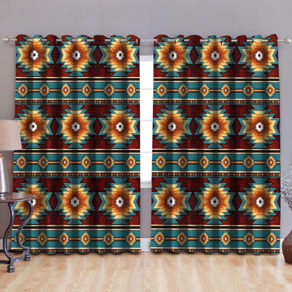 Native American Window Curtains, Unique Motifs Native American Window ...