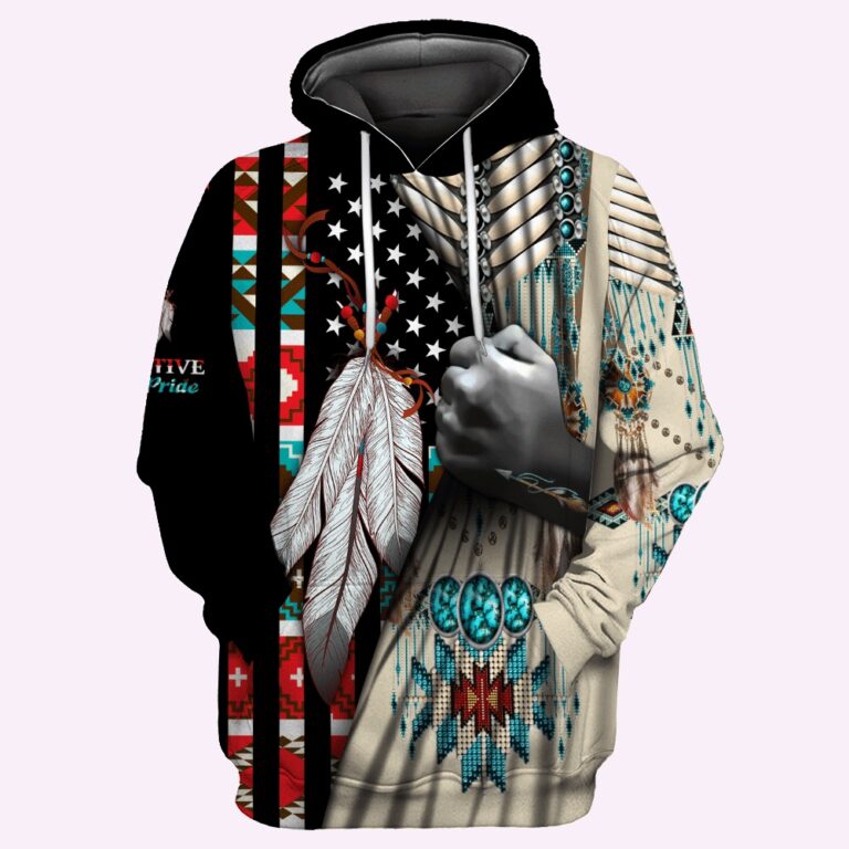 Pride Native American Hoodie Leggings Set, Native American Hoodies ...