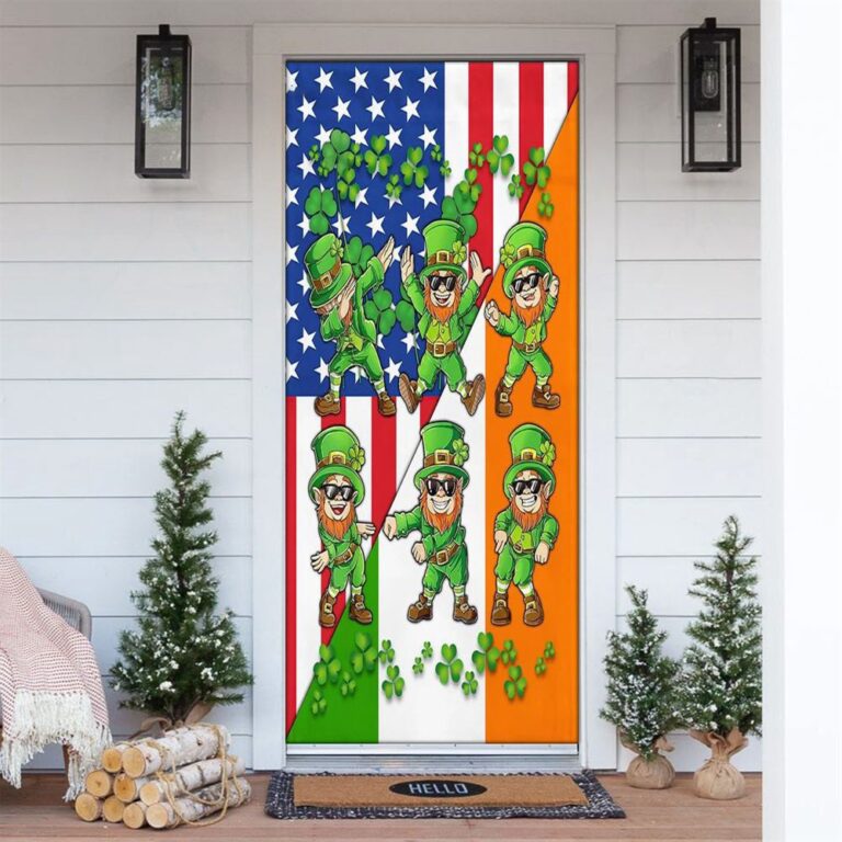 Dancing Leprechauns St Patrick's Day Door Cover, St Patrick's Day Door ...