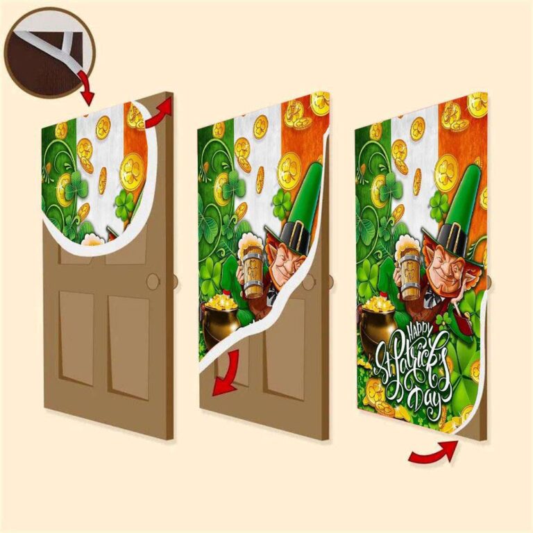 Happy St Patrick's Day Irish Door Cover, St Patrick's Day Door Cover ...