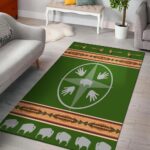 Native American Rug, Native Rugs, Medicine Wheels Bisons Native ...
