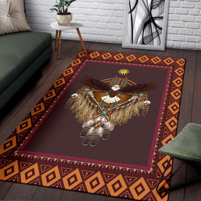 Native American Rug, Native Rugs, Sun Owl Dreamcatcher Native American ...