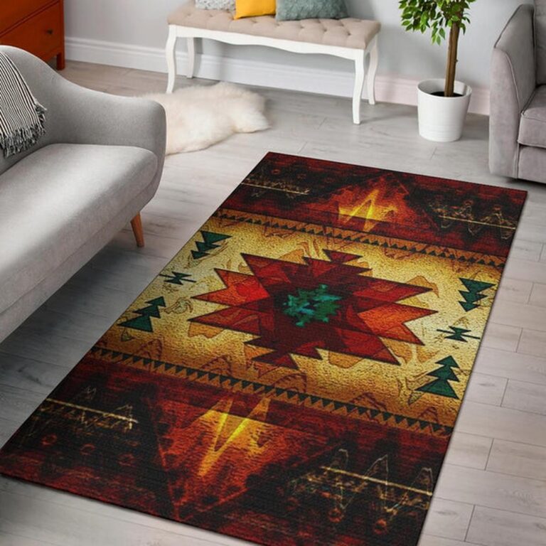 Native American Rug, Native Rugs, United Tribes Brown Design Native ...