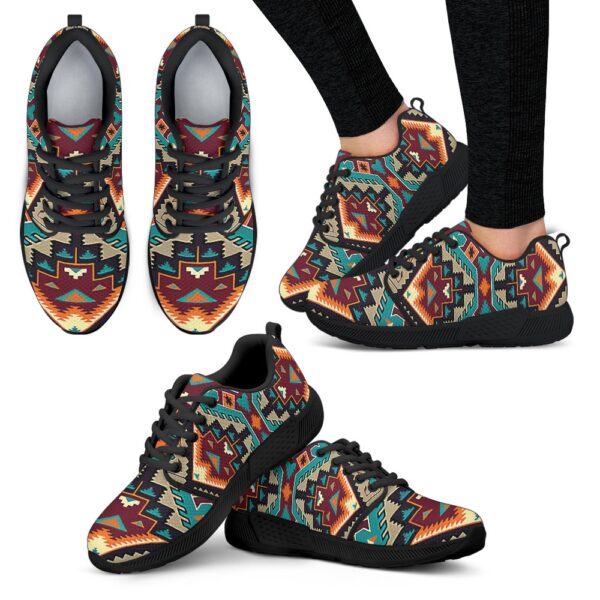 Native American Shoes, Native American Culture Design Women's Athletic ...