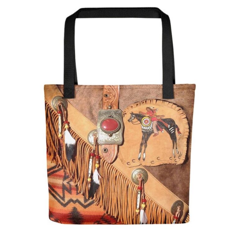 Native American Tote Bag, Feather Tote bag, Native American Bag - Excoolent