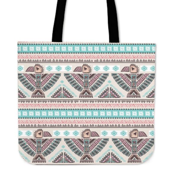 Native American Tote Bag, Tribal Native Indians American Aztec Navajo ...