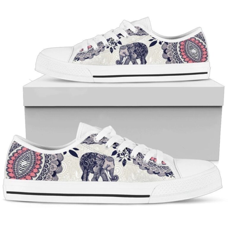Elephants Low Top Shoes Sneaker, Low Tops, Low Top Sneakers - Excoolent