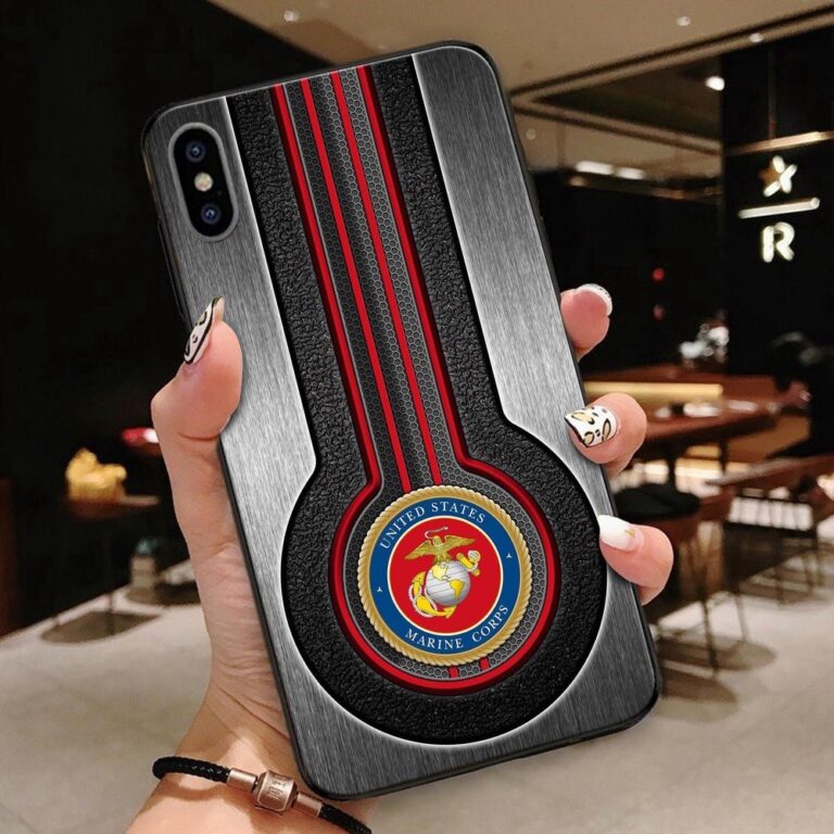 United States Marine Corps Normal Phone Case All Over Printed, Veteran ...