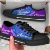 Rheumatoid Arthritis Shoes Awareness Ribbon Low Top Shoes, Low Top ...