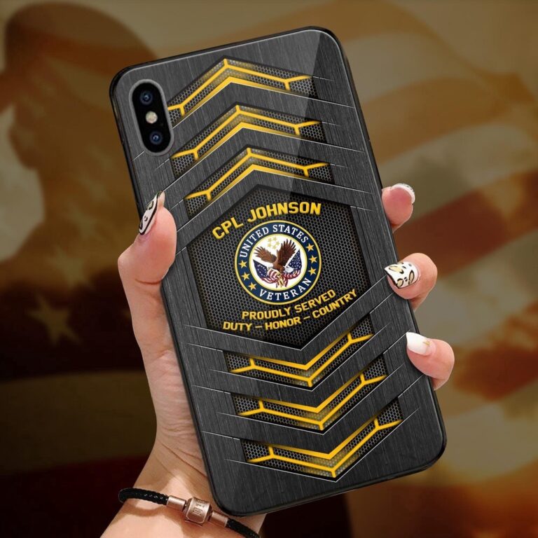 Us Veteran US Military Us Veteran Custom Phone Case All Over Printed ...