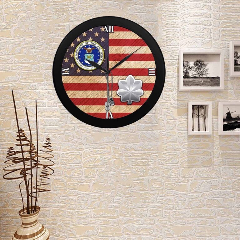 US Air Force O-5 Lieutenant Colonel Lt Co O5 Wall Clock, Military ...