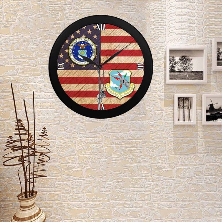 US Air Force Strategic Air Command Wall Clock, Military Clocks, 24 Hour ...