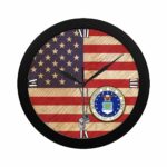 US Air Force Wall Clock, Military Clocks, 24 Hour Clocks - Excoolent