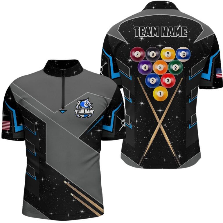 Funny Billiard Claws 3D Printed Billiard Shirts Custom Billiard Balls ...