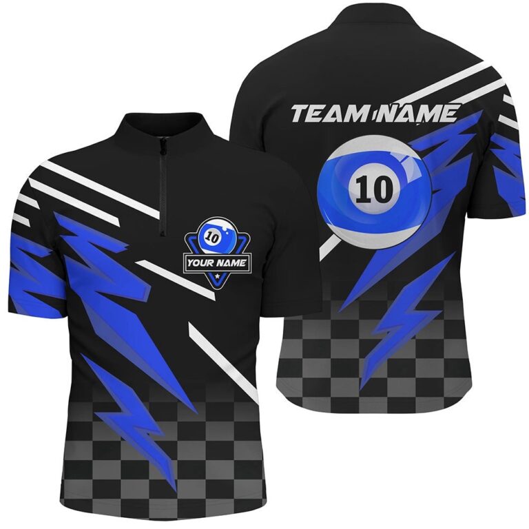Billiard Tournat Pool Shirts, Best Custom 8 Ball Billiard Team Jersey ...